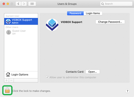 How to create a new Administrator user account (Mac)