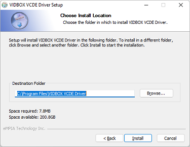 How to install VIDBOX software for Windows